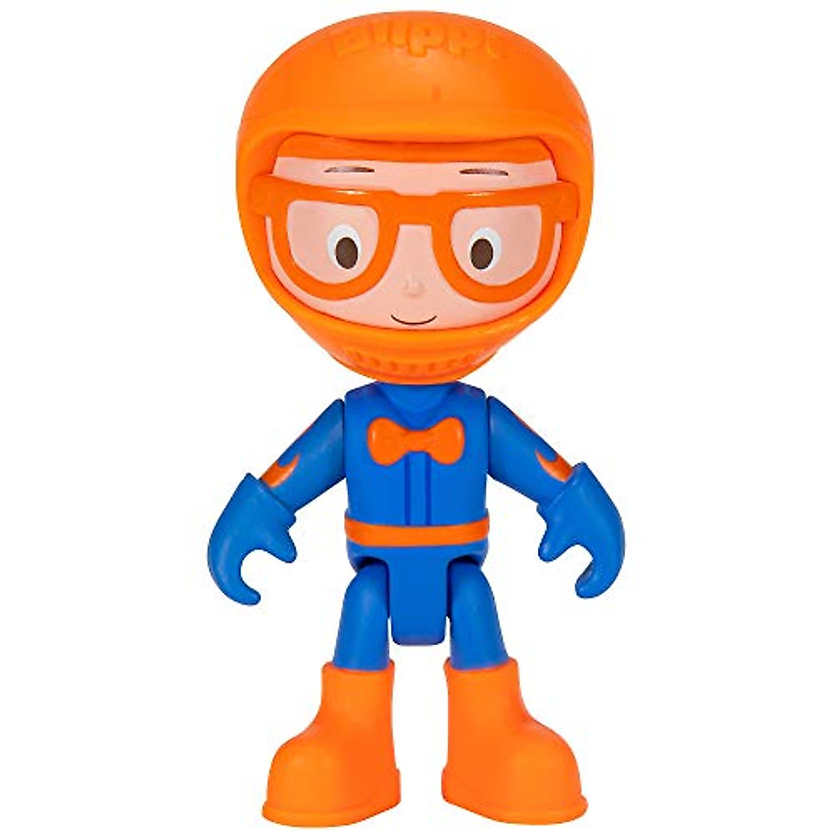 Blippi Monster Truck Mobile - Mini Vehicle with Freewheeling Features Including 2” Character Toy Figure and Cool Hydraulics - Imaginative Play for Toddlers and Young Children