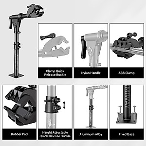 Himiway Bike Repair Stand, Bench Mount Bike Stand E-Bike Repair Workstand, Adjustable Quick Release Bicycle Maintenance Rack Bike Clamp Workbench Work Stands for Road Mountain Bike