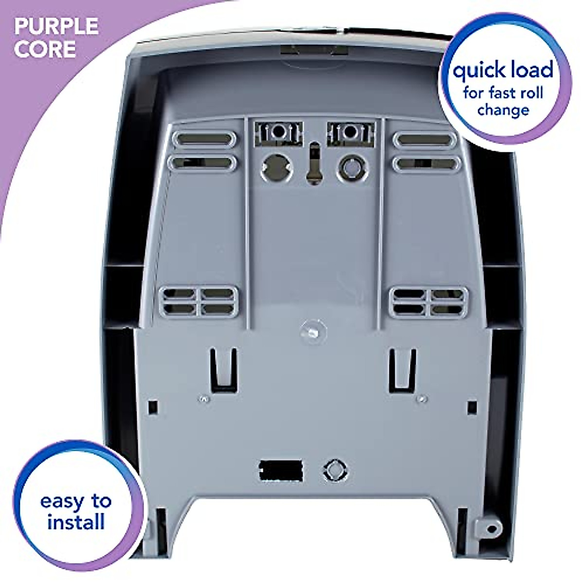 Scott Essential Hard Roll Paper Towel Dispenser (46253), Fast Change Smoke (Black)