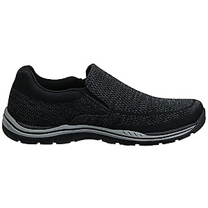 Skechers USA Men's Expected Gomel Slip-on Loafer,Black,10 2W US