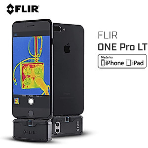 FLIR ONE Pro LT - High resolution Thermal Imaging Camera for iOS Smartphones (iPhone w/Lightning Port Only)