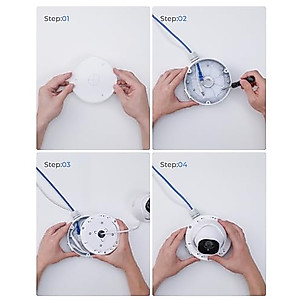 Reolink Junction Box D20 for Reolink Dome Cameras - RLC-520A, RLC-820A, RLC-823A, RLC-842A, RLC-1224A, E1 Outdoor PoE/Pro, RLC-823A 16X, RLC-843A