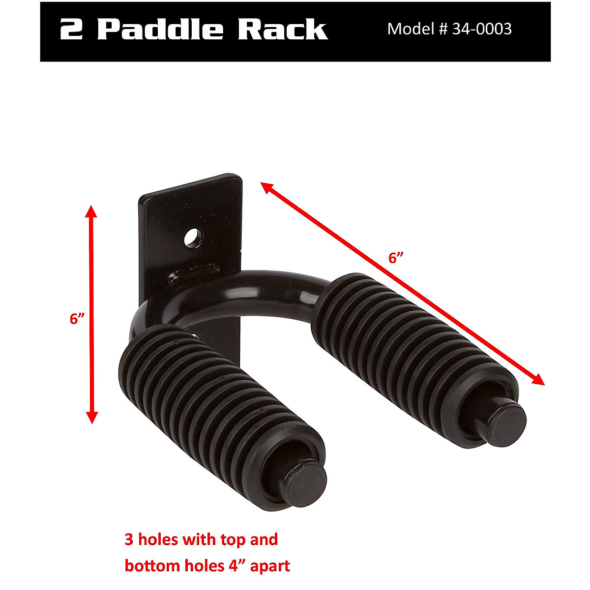 Suspenz 2-Paddle Rack, Black