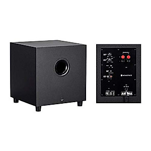 Monoprice Premium 5.1.2 Channel Immersive Home Theater System - With 8 Inch 200 Watt Subwoofer, Black