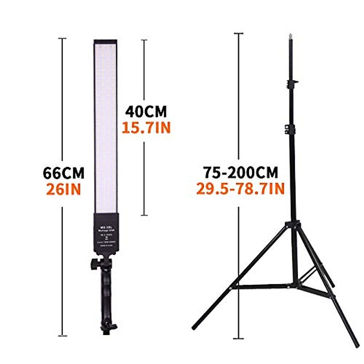 GIJUANRING 2 Packs Dimmable Bi-Color LED Video Light with Tripod Stand Bag Photography Lighting Kit for Camera Video Studio YouTube Product Photography Shooting,376 LED Beads, 3200-5500K,CRI 96+