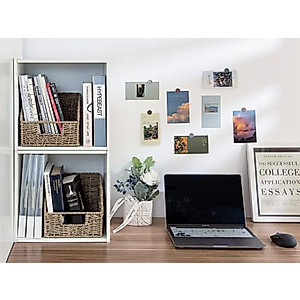 StorageWorks Round Paper Rope Storage Baskets & StorageWorks Seagrass Wicker Baskets