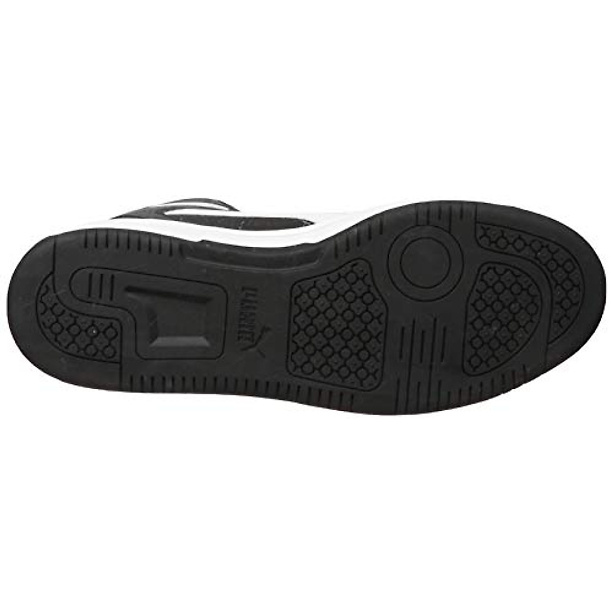 PUMA Men's REBOUND LAYUP Sneaker, Puma Black-Puma White, 10.5