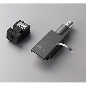 Denon DL-A110 110-year Anniversary Edition MC Turntable Cartridge with Premium Headshell - Silver Graphite