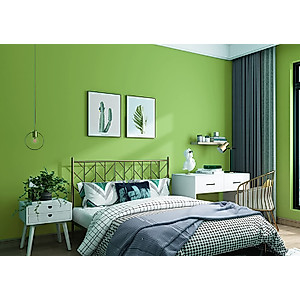 Ismoon 15.7"X118"Thicken Red Contact Paper Matte Red Wallpaper Opaque Red Removable Waterproof Peel and Stick Vinyl Film Self-Adhesive Paper Shelf Liner for Decorating Wall Table Wall and Door Reform