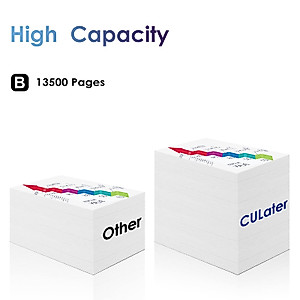 CULater 651A Remanufactured Toner Cartridge Replacement for CE340A Black Toner Cartridges for HP M775 M775dn M775f M775z M775z Printers (1 Black)