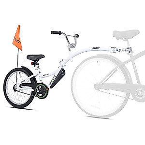 Kazam Co-Pilot Bike Trailer White, 20 inch