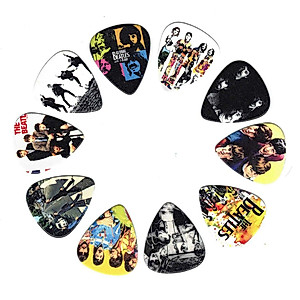 Sherpa Goods - Beatle's Guitar Picks - 10 Premium Medium Guitar Picks (0.71mm Thickness)