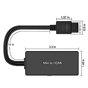 Senzhilin N64 To HDMI-compatible Adapter Portable Adapter Provide Signal Processing Flexible Gaming Experience