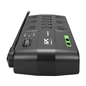 APC Performance Surge Protector with USB Ports, P11U2, 11 Outlet Power Strip, 2880 Joule Surge Protection