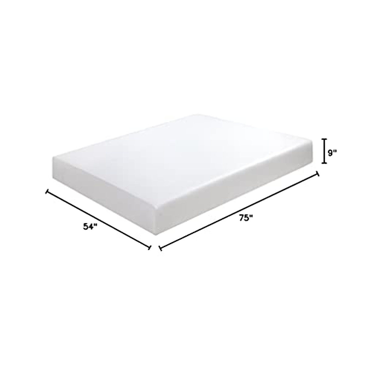 PrimaSleep 9 Inch Multi-Layered Memory Foam Full Mattress