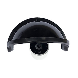 Ade Advanced Optics Camera Sunshade for Nest/Ring/Arlo/Dome/Bullet Outdoor Camera - Black