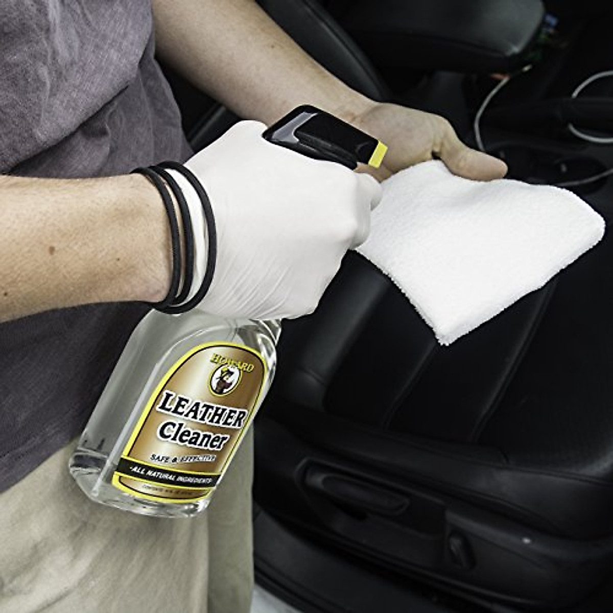 Howard Leather Cleaner and Leather Conditioner Kit. Car Leather Cleaner, Furniture, Couch, Shoe, Jackets, Leather Protector Spray Repair Polish