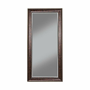 OBIOZZ Bedroom Floor Standing Mirror Home Oil Rubbed Bronze Full Length Leaner Mirror, Designed for Durability, Modern Design Full-Length Mirror