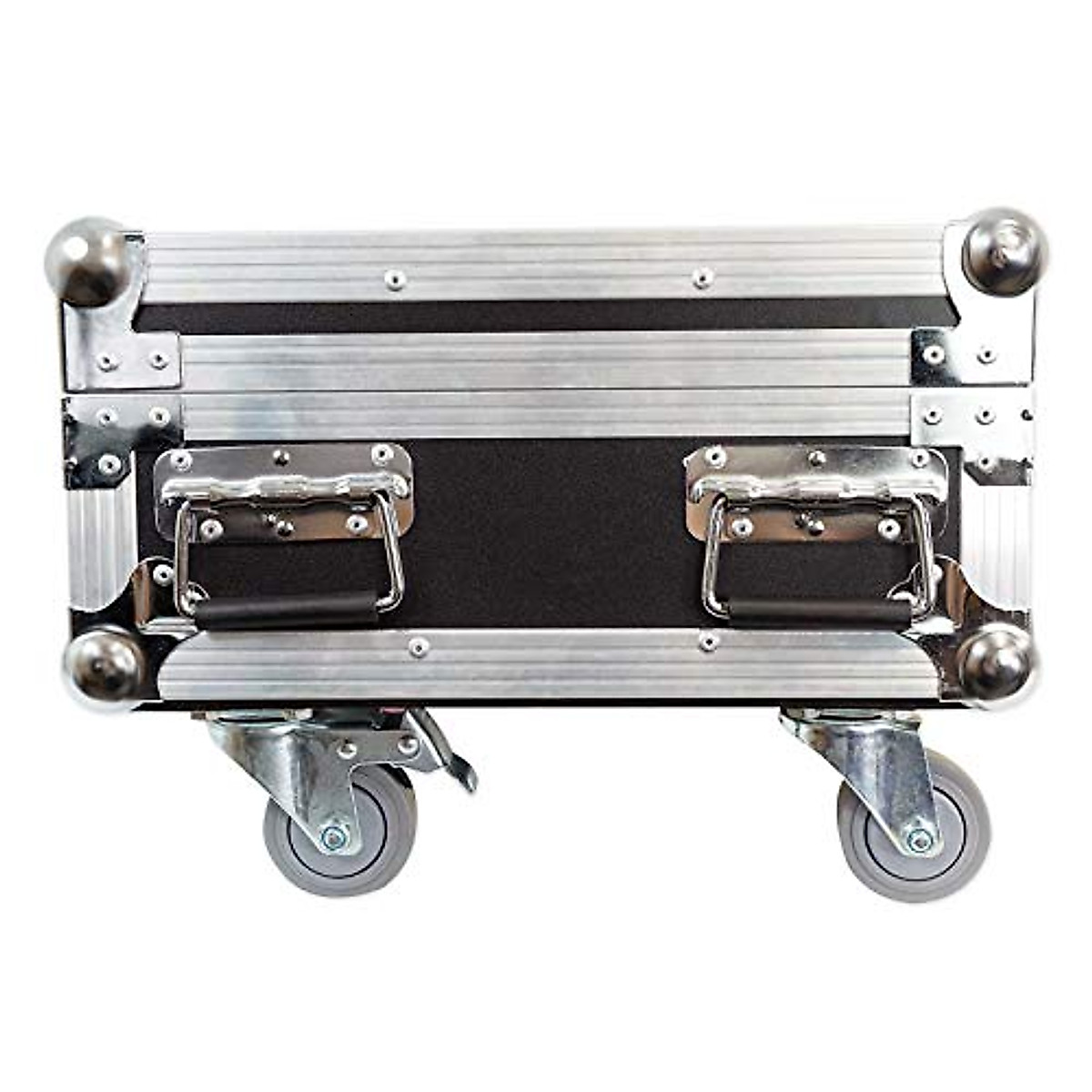 Rockville Best 50 Pack Black, 8 Rechargeable Wash Lights with Charging Flght Case, Wireless DMX, Includes Remote, 15 Hour Battery Life, Perfect for Events, Parties & DJs