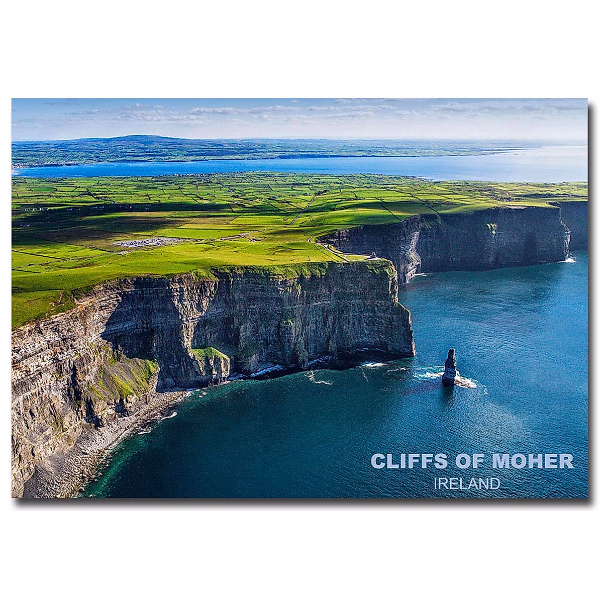 Cliffs of Moher on The West Coast of Ireland Travel Refrigerator Magnet Size 2.5" x 3.5"