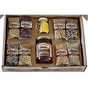 Amish Country Popcorn | 4 Ounce Variety Gift Sets | Old Fashioned, Non-GMO and Gluten Free (Closed Variety Gift Set, 8-4 Ounce)