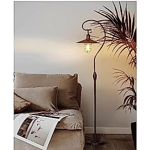 ANIIC Floor Lamps for Living Room Modern Industrial Floor Lamp for Living Rooms Bedroom Rustic Reading Standing Lamp Standing Indoor Pole Lamp Standing Lamp