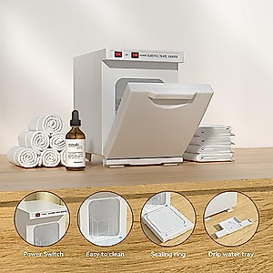 HYTOBP Pink Towel Warmer, 5L Thermostatic Towel Heater, 2-in-1 Professional Mini Towel Warmer, Beauty Salon and Spa Towel Warmers for Facial.(No Towel)