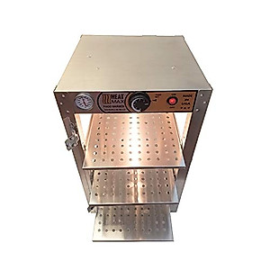 HeatMax 141424 Commercial Food Pizza Pastry Warmer Display with Delicious Sign