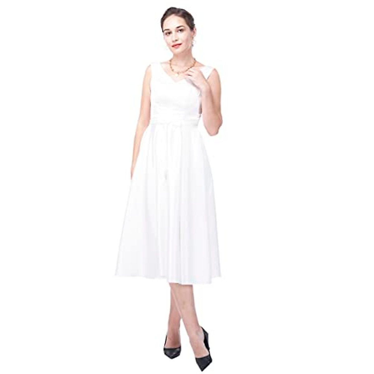 Huamei Seamless Photography Background Paper, White Photo Backdrop Paper Roll for Photoshoot, Video and Streaming #93 (6.8x16 Feet, Arctic White)