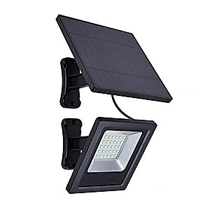 JF-XUAN Solar Light Solar Light Garden LED Flood Light with Solar Panel 9.8ft Cord Lamp Landscape Solar LED Light Security Compatible with Outdoor Lighting Powered Spotlight (Emitting Color : White)