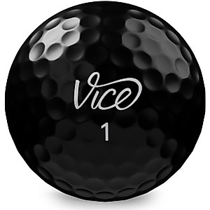 Vice Golf Limited Edition Pro Plus Golf Balls (Black)