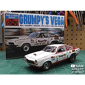 MPC 1972 Chevy Vega Pro Stock Bill Grumpy Jenkins 1:25 Scale Plastic Model Kit