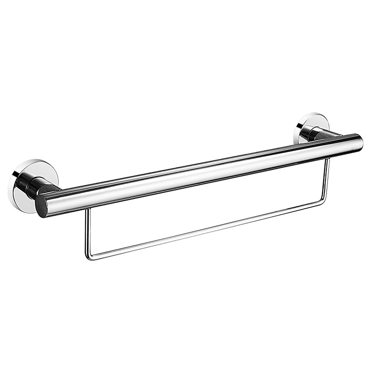 WYZDCP Bathroom Grab Handle with Tower Rail, 304 Stainless Steel Safety Non-Slip Grab Bar for Shower Bathrooms Kitchens,Elderly Kid Senior Assist Bath Handle