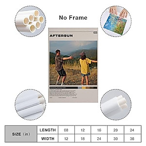 Aftersun Movie Poster Minimalist Film Posters (4) Canvas Painting Wall Art Poster for Bedroom Living Room Decor 08x12inch(20x30cm) Unframe-style