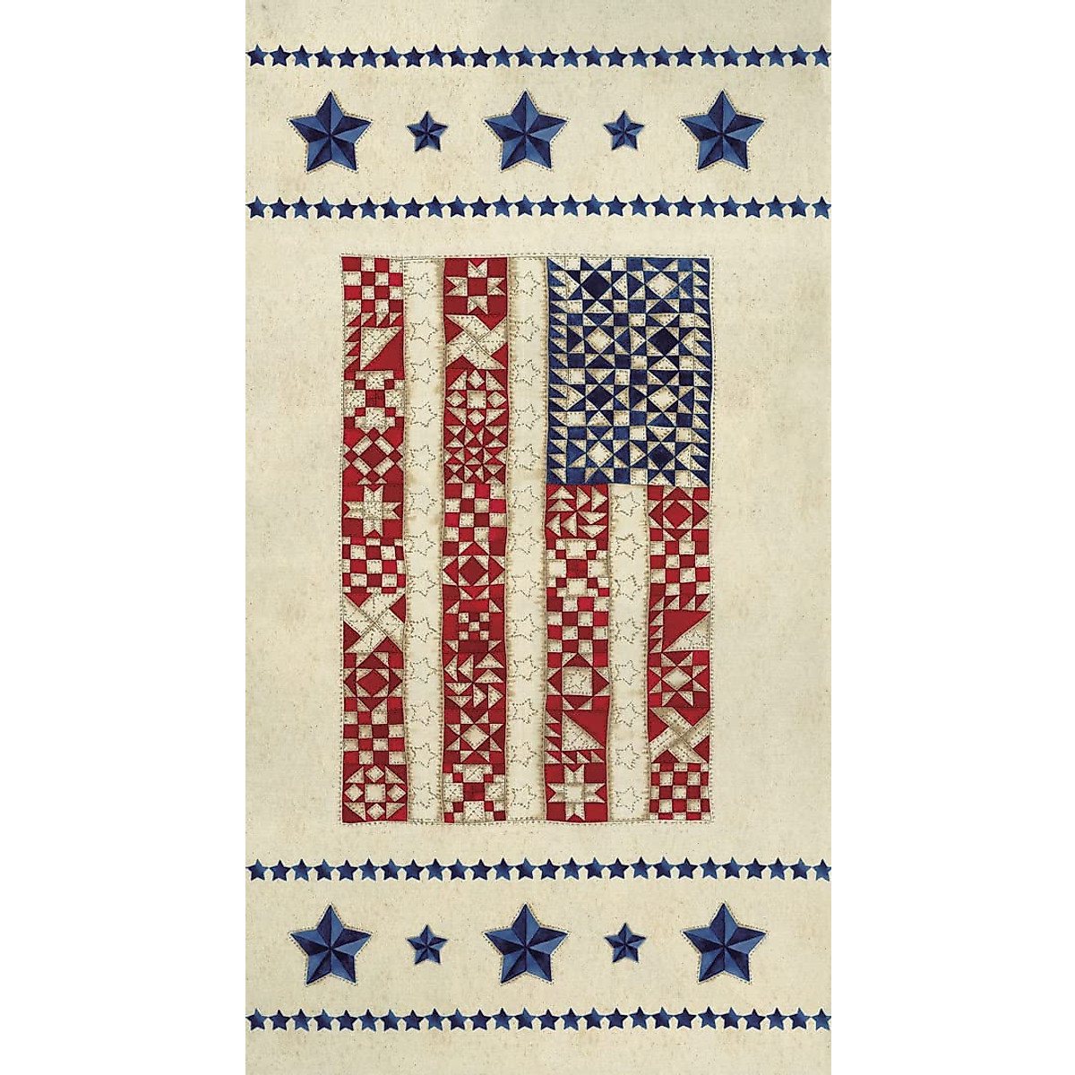 Kathy Schmitz My Country 21 Fat Quarters 1 Panel Moda Fabrics 7040AB Assorted