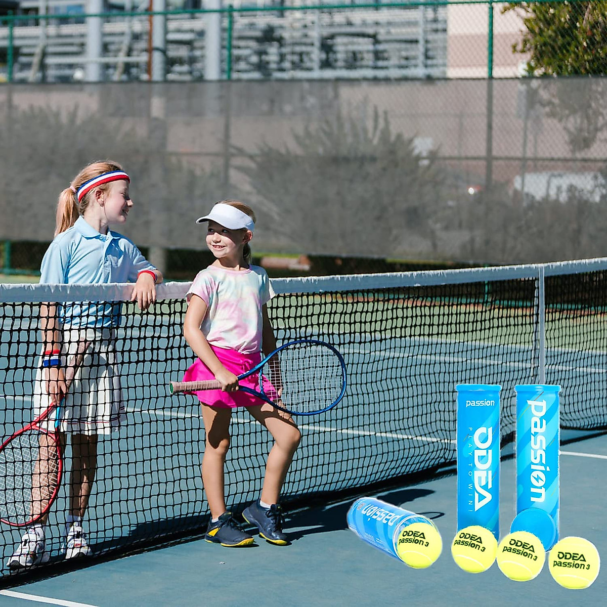 ODEA Passion Tennis Balls,High-Elasticity,Extra Duty for Tennis Training or Competition,ITF Approved Tennis Balls for Adult Competition (1)