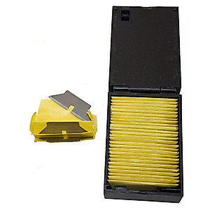 81 Pc Set Box Safety Cutter Utility Knife Blades in Envelopes w/Disposal Unit for Box Cutting Hand Tool Warehouse Retail Craft Home