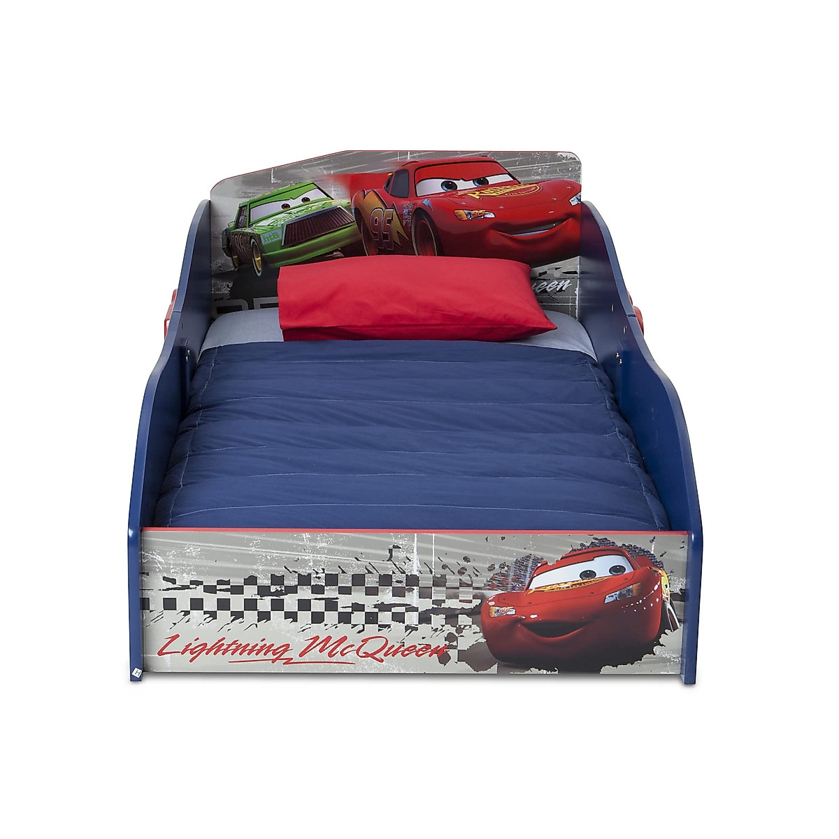 Delta Children Wood Toddler Bed - Greenguard Gold Certified, Disney/Pixar Cars
