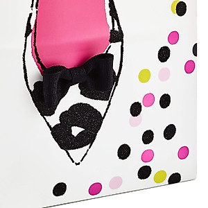 Hallmark Gift Bags Assortment with Tissue Paper - Pink and Black Cupcake, Shoes, Flamingo (Pack of 3: 2 Large 13" and 1 Medium 7" Gift Bags) for Birthdays, Mother's Day, Baby Showers, Bridal Showers