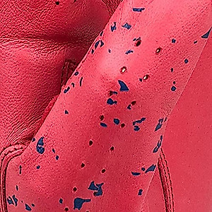 Asher Men's Premium RED Burst Golf Glove --Large (goes on Left Hand)