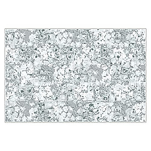 ODIKA Collection Gray Faux Rabbit Fur Rug, Area Rugs 6x9 Ft Throw Rugs, Soft and Cozy, Area Rugs 6x9 Living Room, Fluffy Rug, Boho Rug, Ultra Soft Feeling, Gray and White Rug