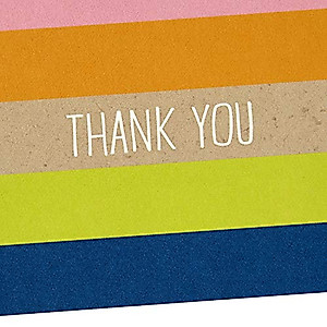 Hallmark Blank Cards (Stripes, Dots, Flowers, 40 Cards with Envelopes), Model Number: 5WDN2067