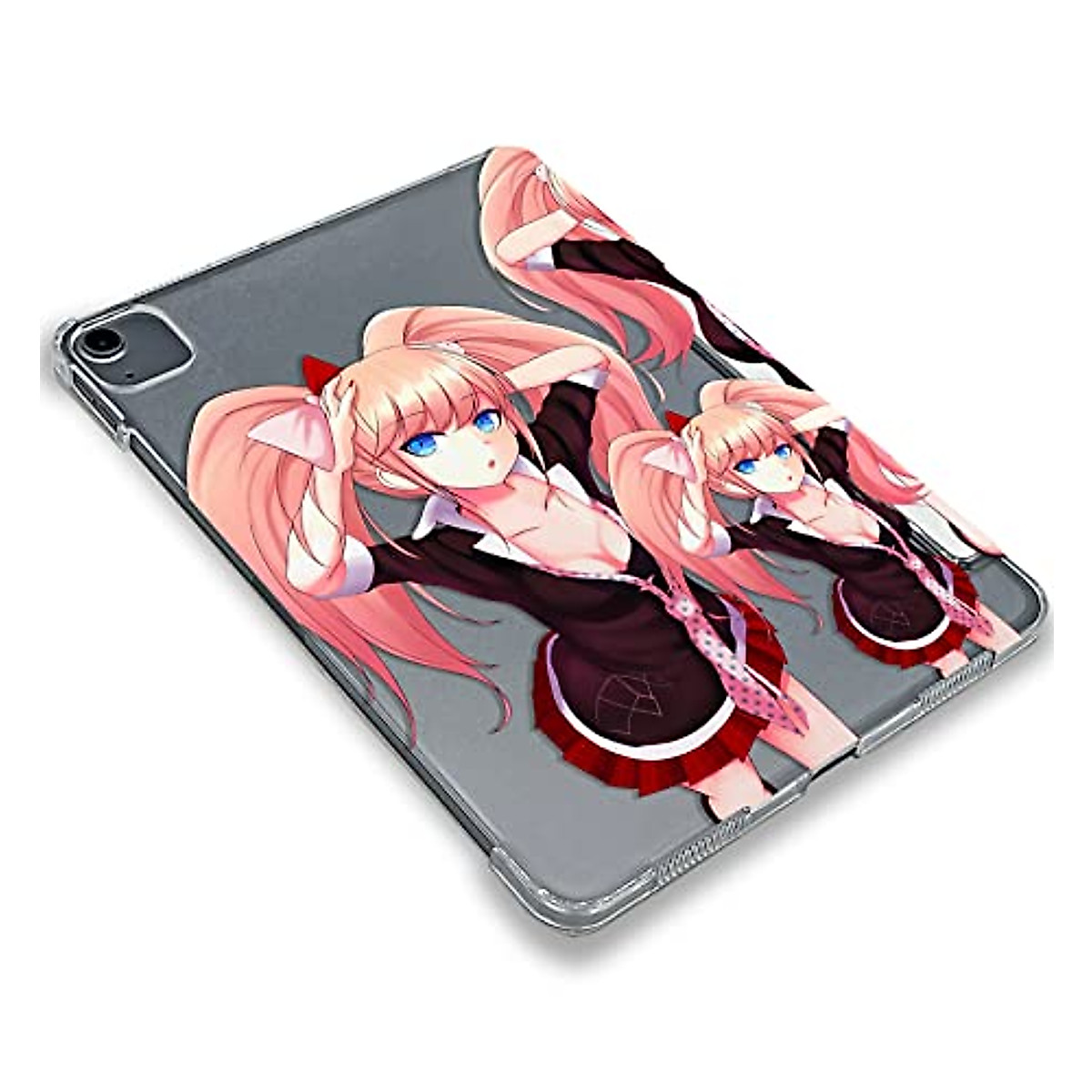 Cute Anime Kawaii Girl Pink case Compatible with iPad Mini Air Pro 7.9 8.3 9.7 10.2 10.9 11 12.9 inch Pattern Cover New 2022 2021 Trifold Stand 3 4 5 6 7 8 9 Generation 539 (9.7" Air 1/2)