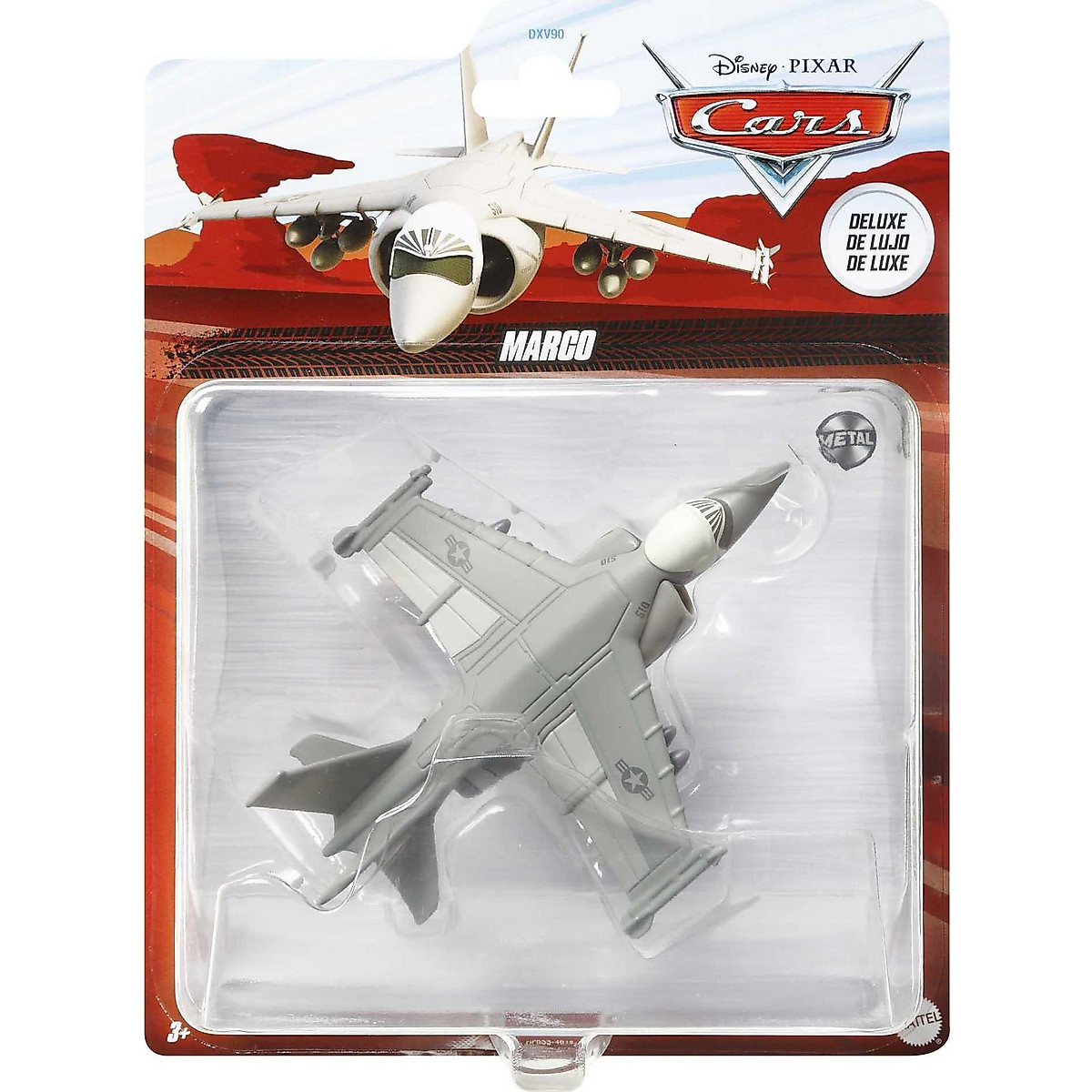 Disney Pixar Cars Marco Deluxe Vehicle, 1:55 Scale Die-Cast Character Cars, Collectible Toy Gifts for Kids Ages 3 Years & Older