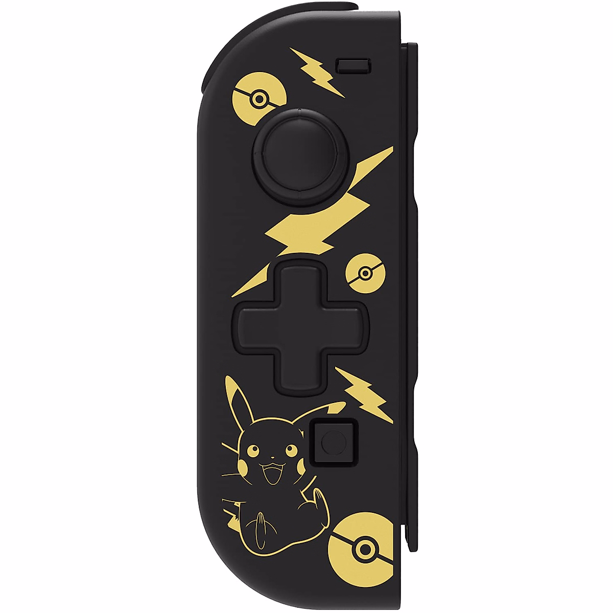 Hori Nintendo Switch D-Pad Controller (L) (Pokemon: Black & Gold Pikachu) By - Officially Licensed By Nintendo and the Pokemon Company International - Nintendo Switch