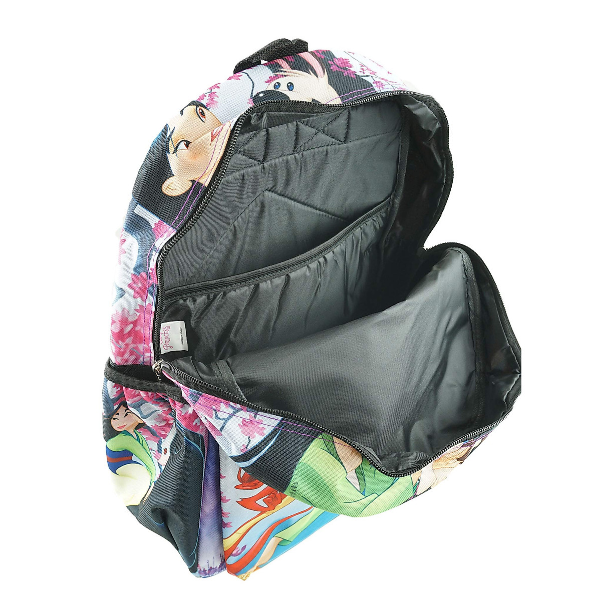 Disney Princess Mulan Deluxe Oversize Print Large 16" Backpack with Laptop Compartment - A19733