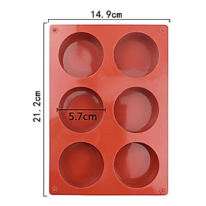 lagine Silicone Mold for Egg Sandwich, Breakfast Sandwich Egg Mold, Egg Silicone Mold to Fit English Muffins, Silicone Egg Molds, Egg Mold for Breakfast Sandwiches, Egg Sandwich Mold (1pc)