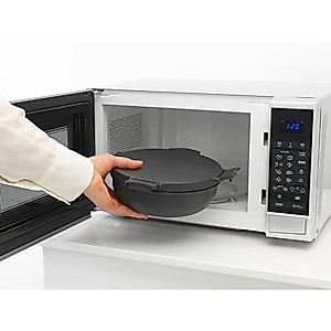 Brabantia Make & Take Salad Bowl with Removable Tray for Toppings & Dressings (Dark Gray) 100% Leakproof, Microwave & Freezer Safe Meal Prep Container