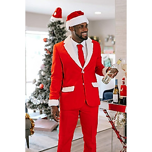 Tipsy Elves Santa Blazer with Tie: 46