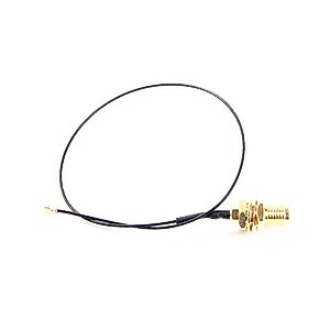 Pocaton U.FL IPEX MHF4 to RP-SMA 0.81mm RF Pigtail Cable Antenna for NGFF/M.2 7260NGW 8260NGW 8265NGW Router Pack of 2
